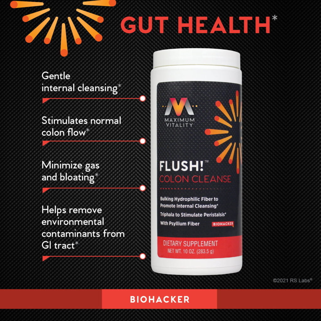 Flush!™ Colon Cleanse Powder | Maximum Vitality